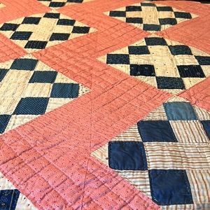 Bedding | Vintage Circa 1901910 Album Block Quilt | Poshmark